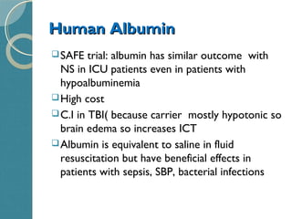 Fluid management in ICU | PPT
