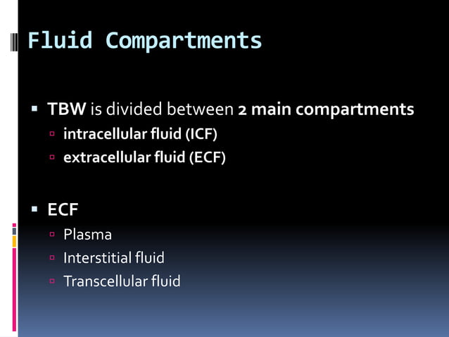Fluid management in the paediatric patient anaesthetist consideration ...