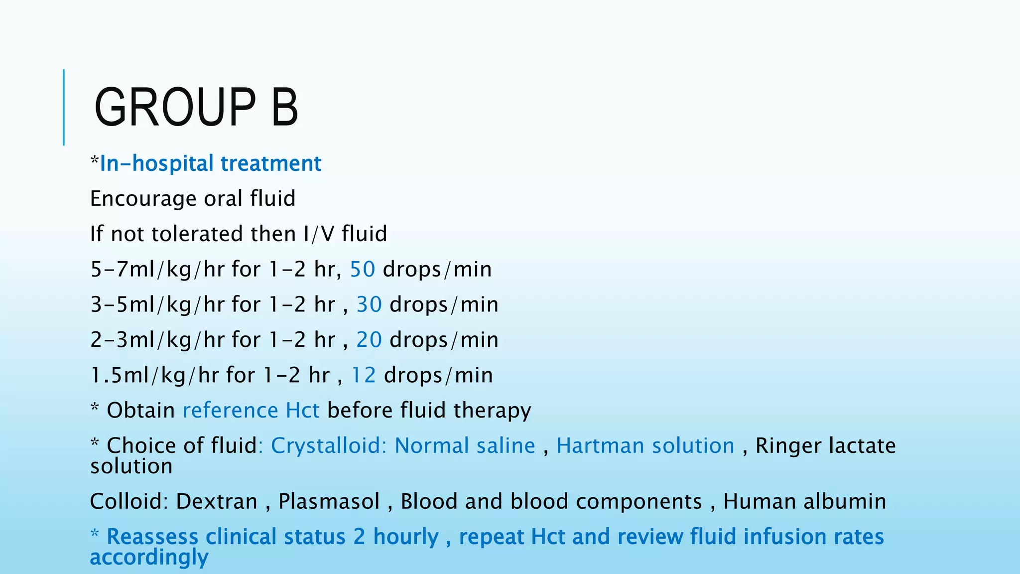 Fluid Management of Dengue Patients According to National Guideline 2019 | PPT