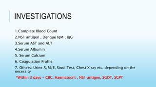 Fluid Management of Dengue Patients According to National Guideline ...