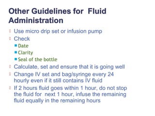 Fluid and electrolyte management among neonates | PPT