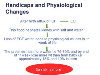 Fluid and electrolyte management among neonates | PPT
