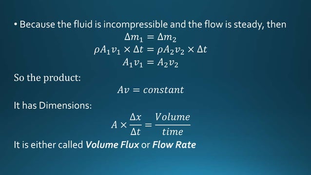 Fluid Dynamics | PPTX