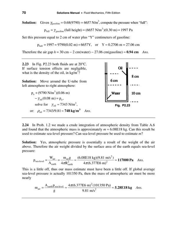 Fluid mechanic white (cap2.1) | PDF | Chemistry | Science