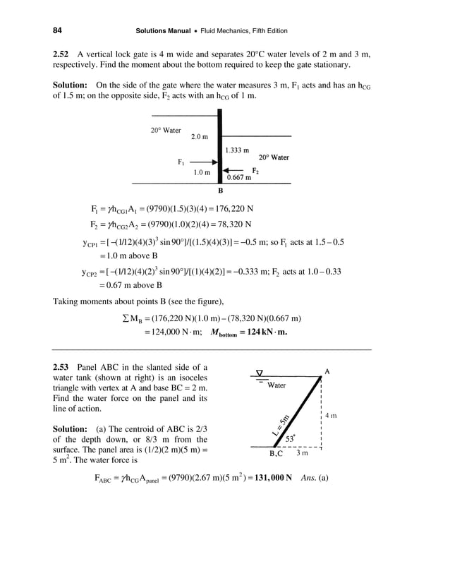 Fluid mechanic white (cap2.1) | PDF | Chemistry | Science