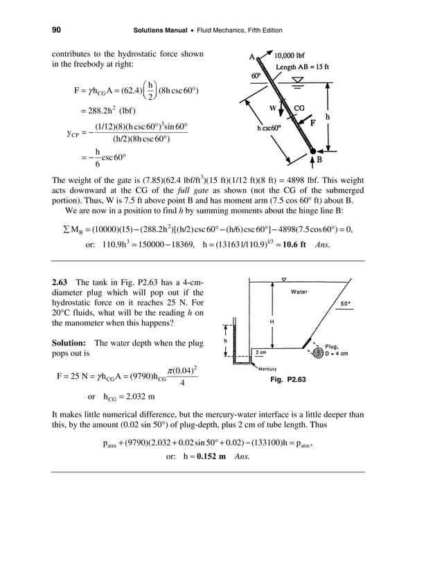 Fluid mechanic white (cap2.1) | PDF | Chemistry | Science