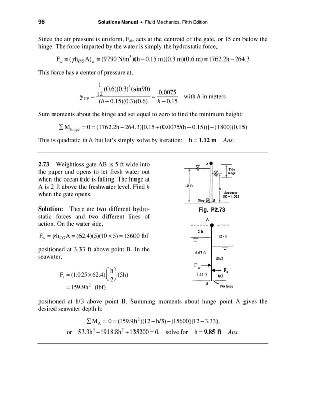 Fluid mechanic white (cap2.1) | PDF | Chemistry | Science