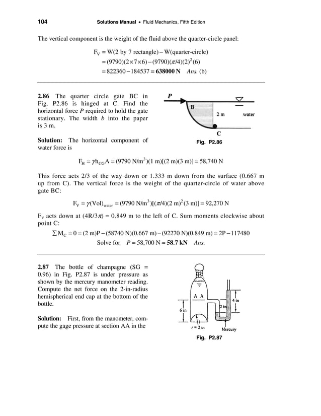 Fluid mechanic white (cap2.1) | PDF | Chemistry | Science