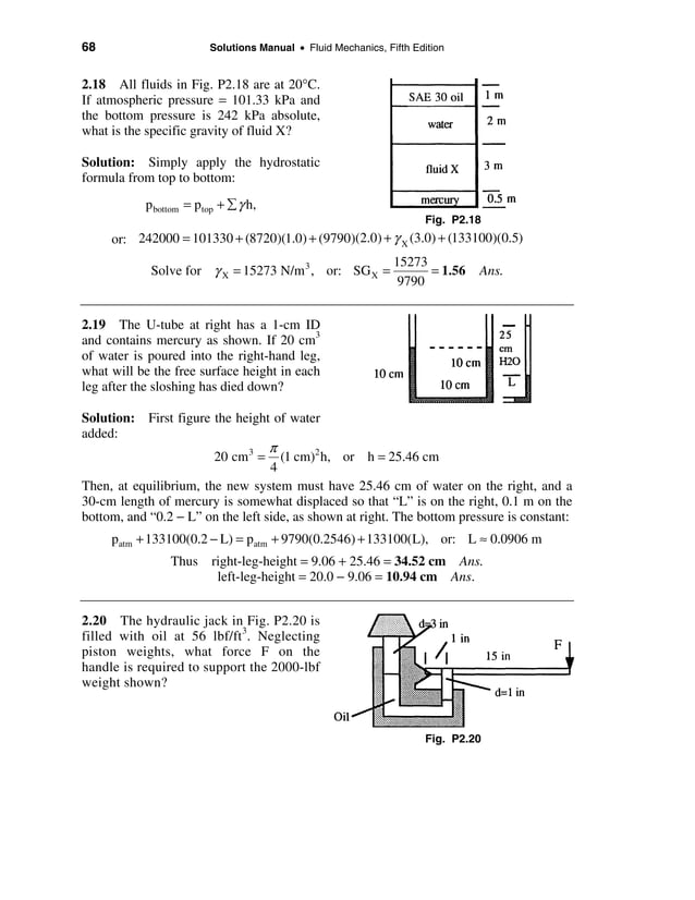 Fluid mechanic white (cap2.1) | PDF | Chemistry | Science