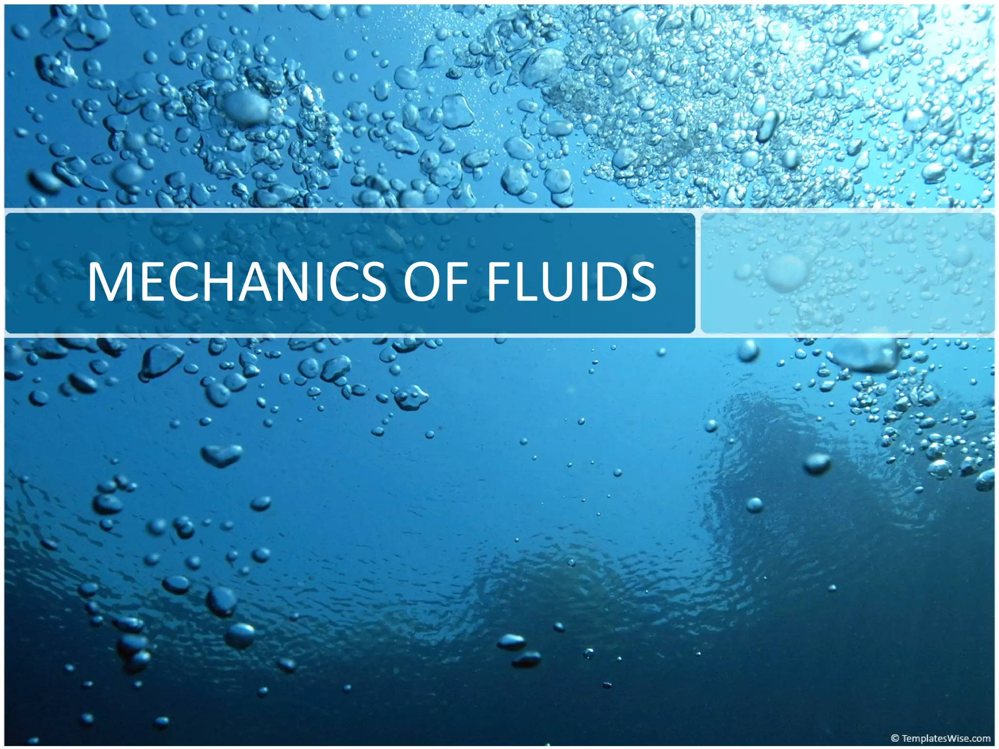 Fluid Mechanics | PPT