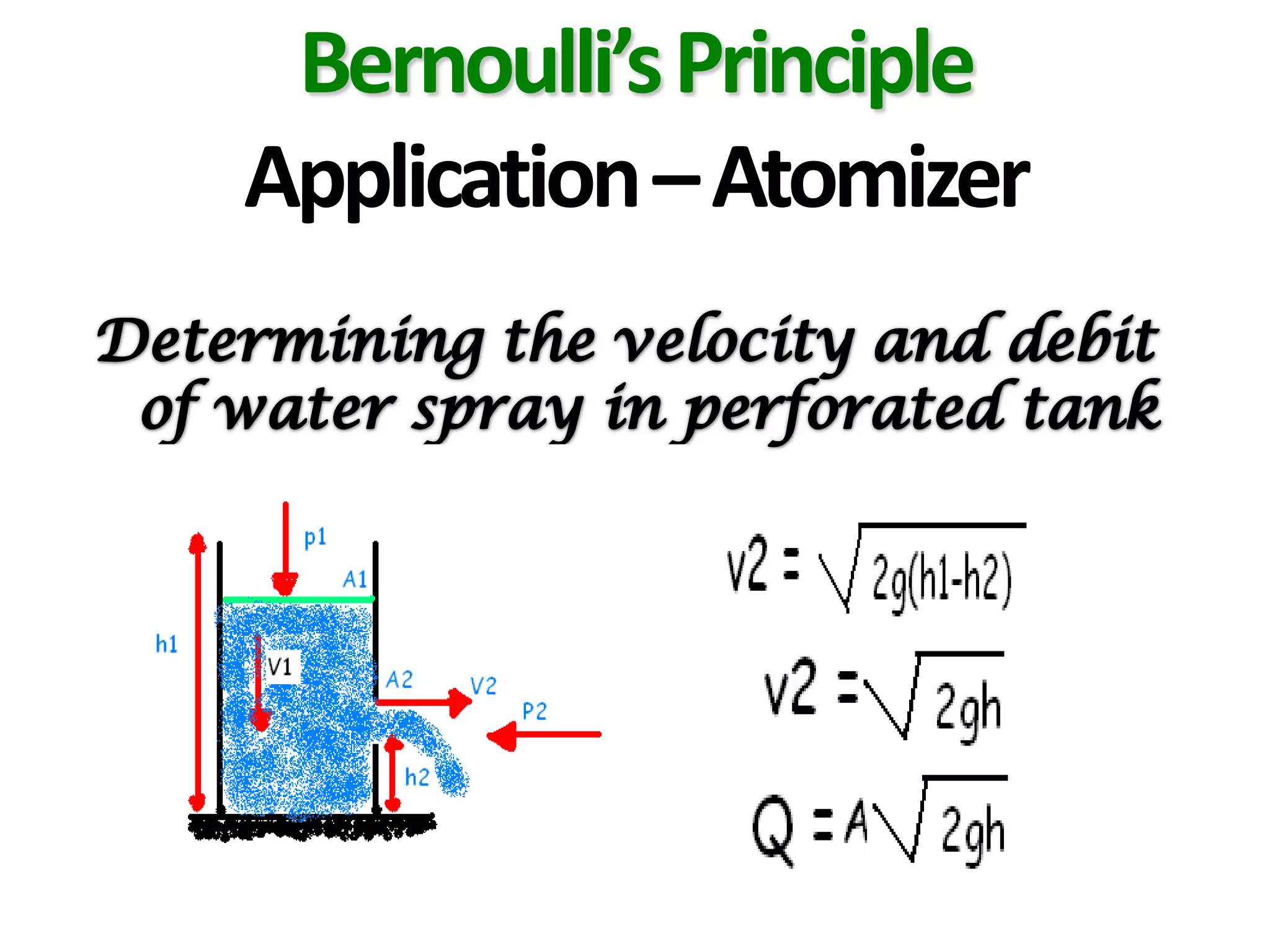 Bernoulli's Principle | PPTX