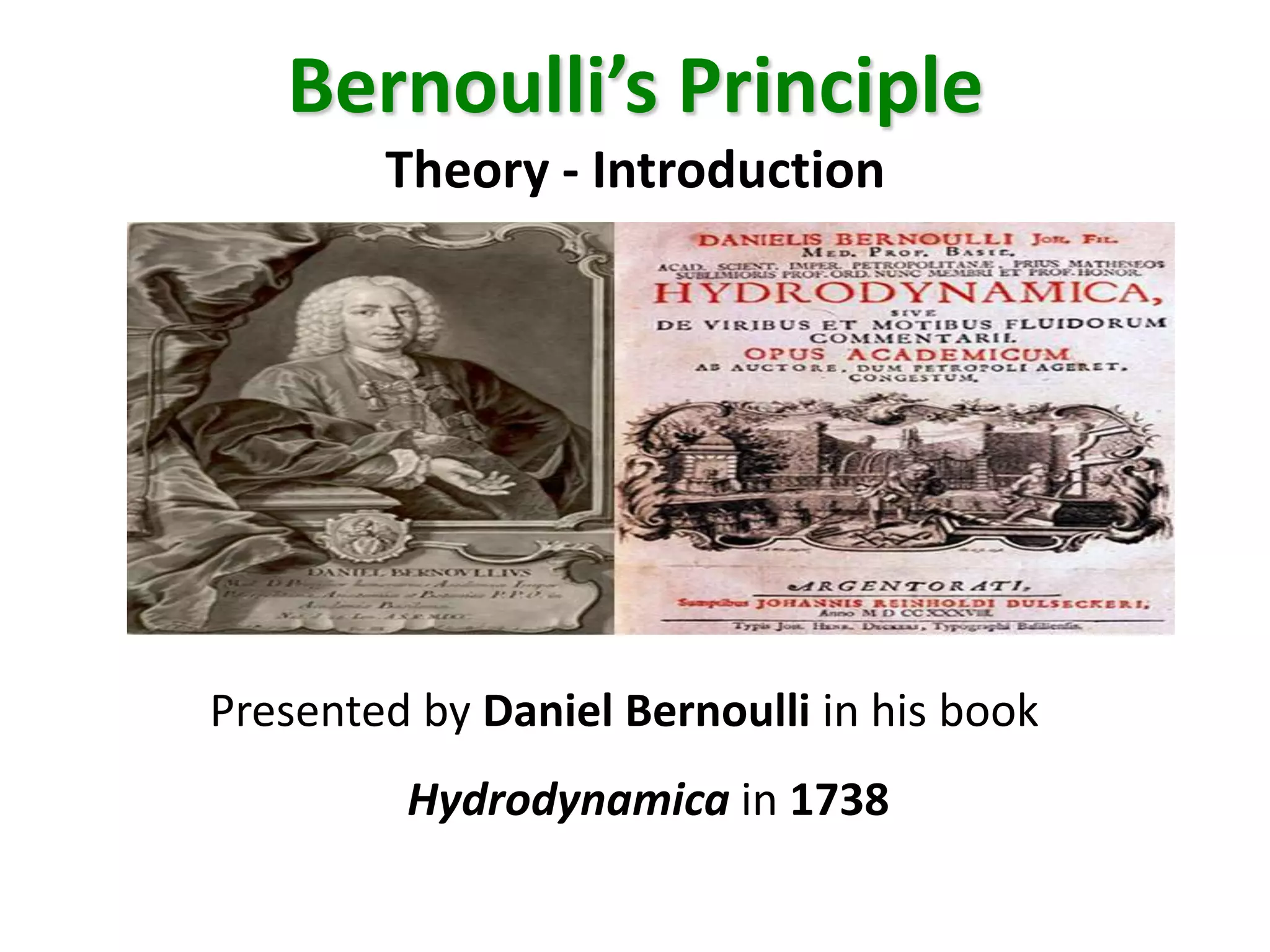 Bernoulli's Principle | PPTX