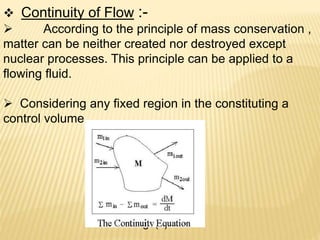 Fluid mechanics - Motion of Fluid Particles and Stream | PPTX