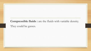 Fluid mechanics -1 | PPTX