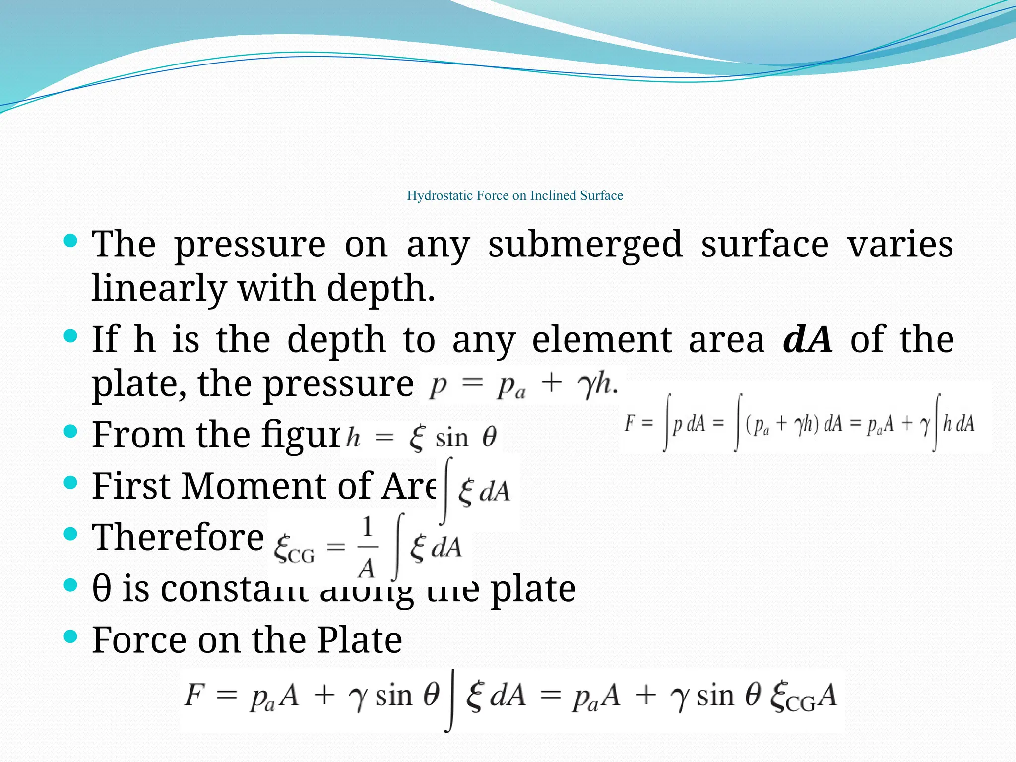 Fluid Mechanics hydrostatic pressure.pptx