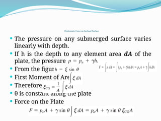 Fluid Mechanics hydrostatic pressure.pptx