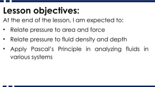 FLUID MECHANICS: The wonders of the Physics of FLuids | PPTX