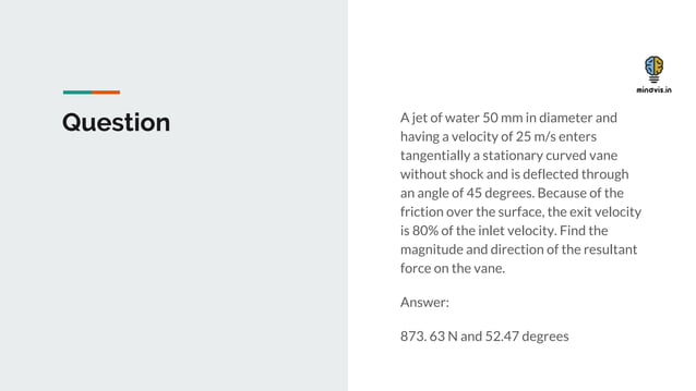 Mechanical Engineering-Fluid mechanics-impact of jets | PDF | Physics ...