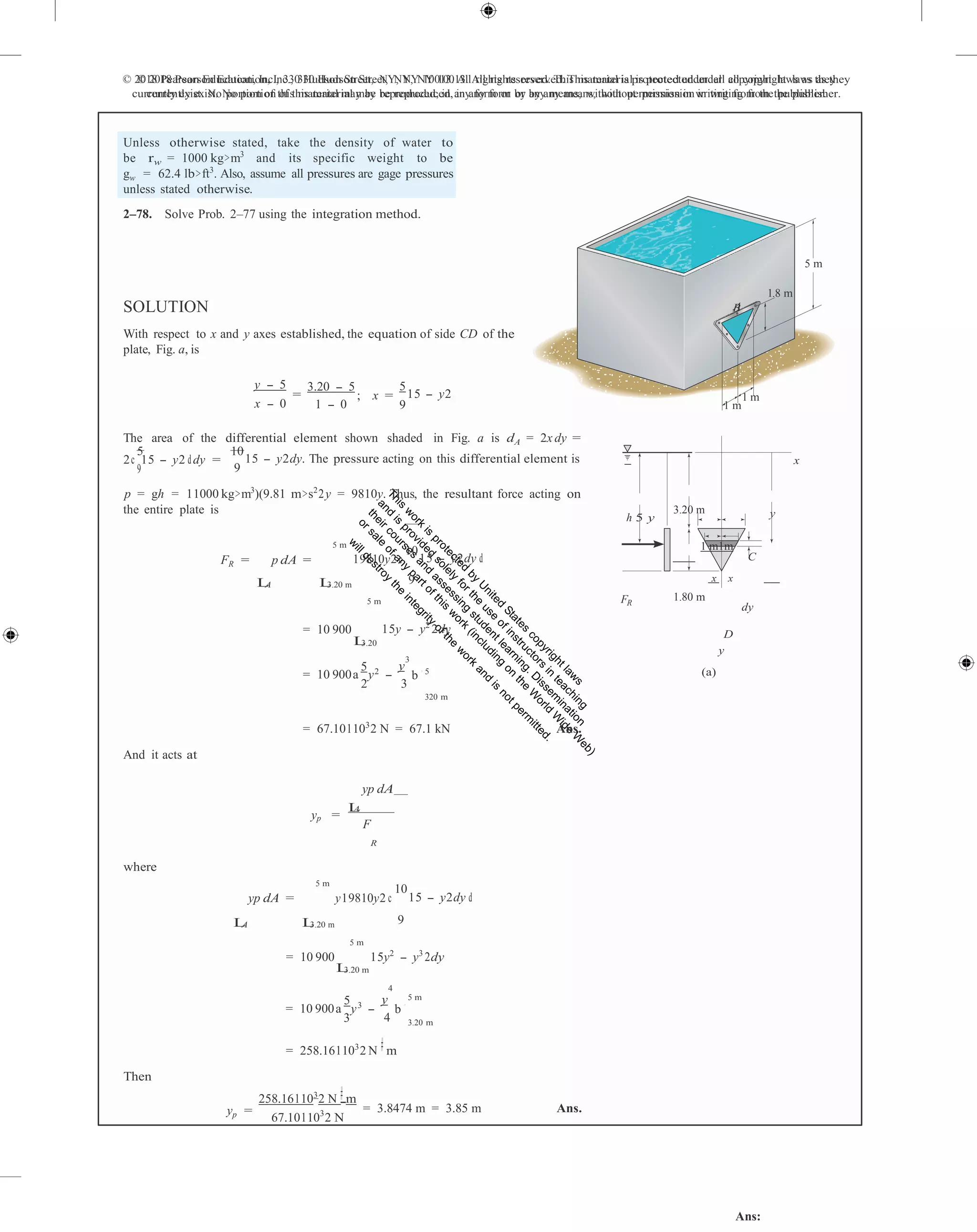 Fluid mechanics 2nd edition hibbeler solutions manual | PDF