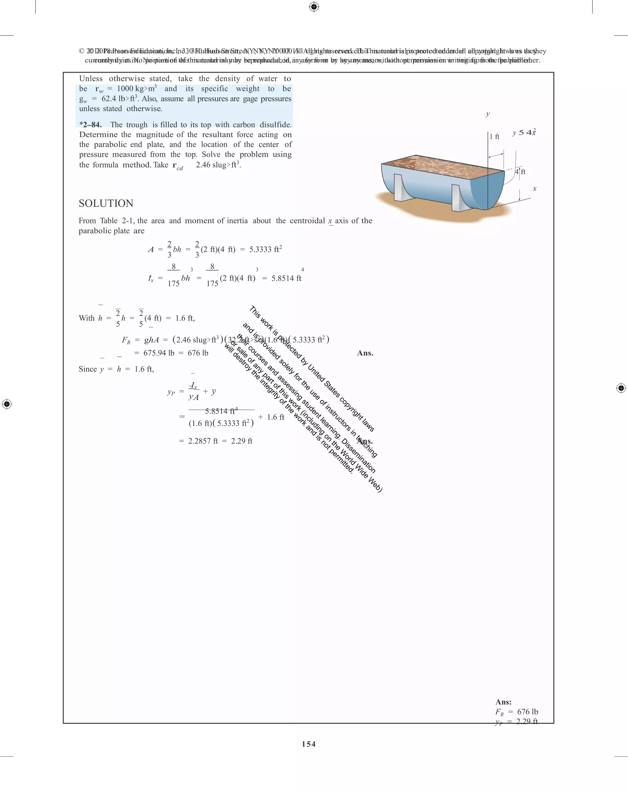 Fluid mechanics 2nd edition hibbeler solutions manual | PDF