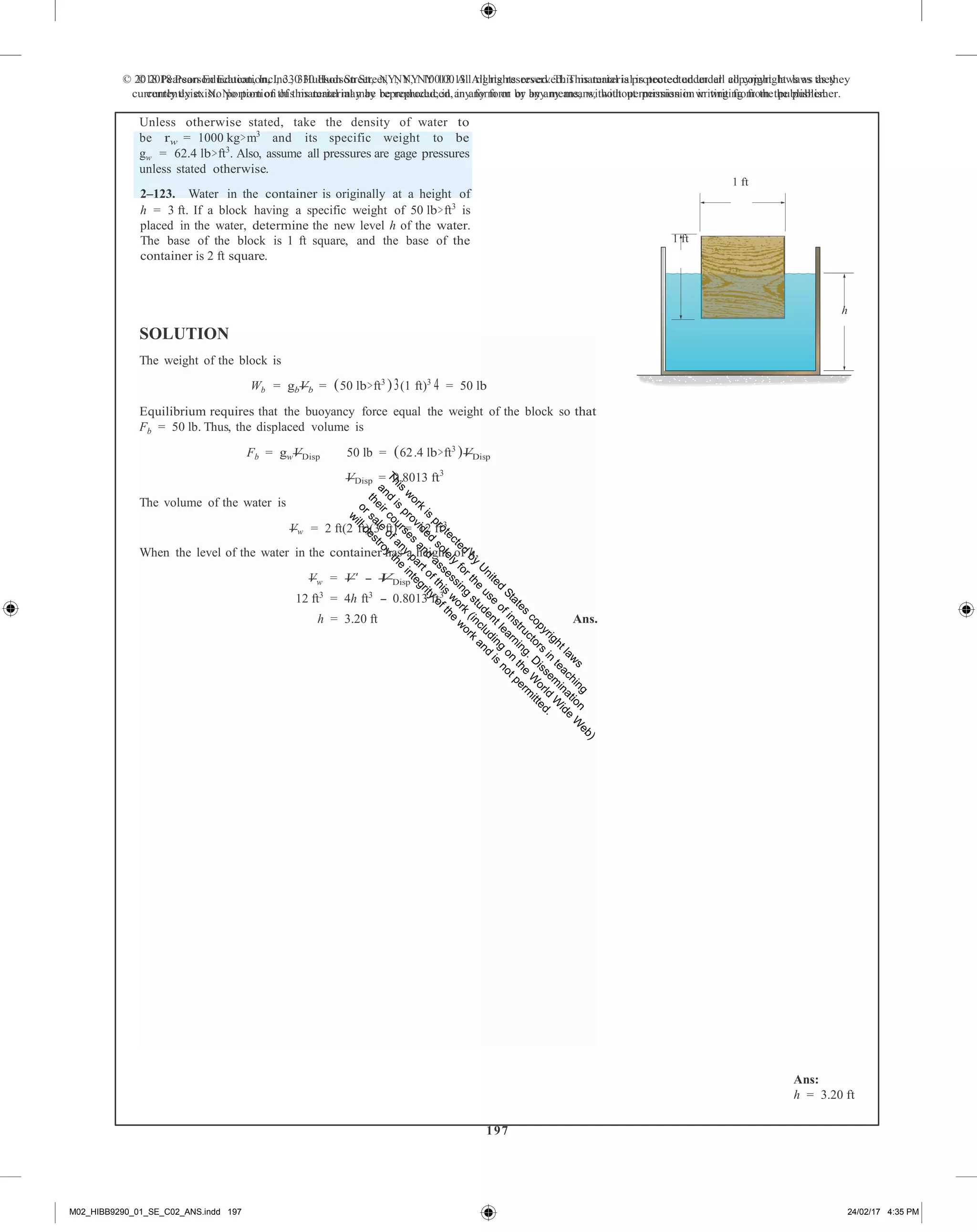 Fluid mechanics 2nd edition hibbeler solutions manual | PDF