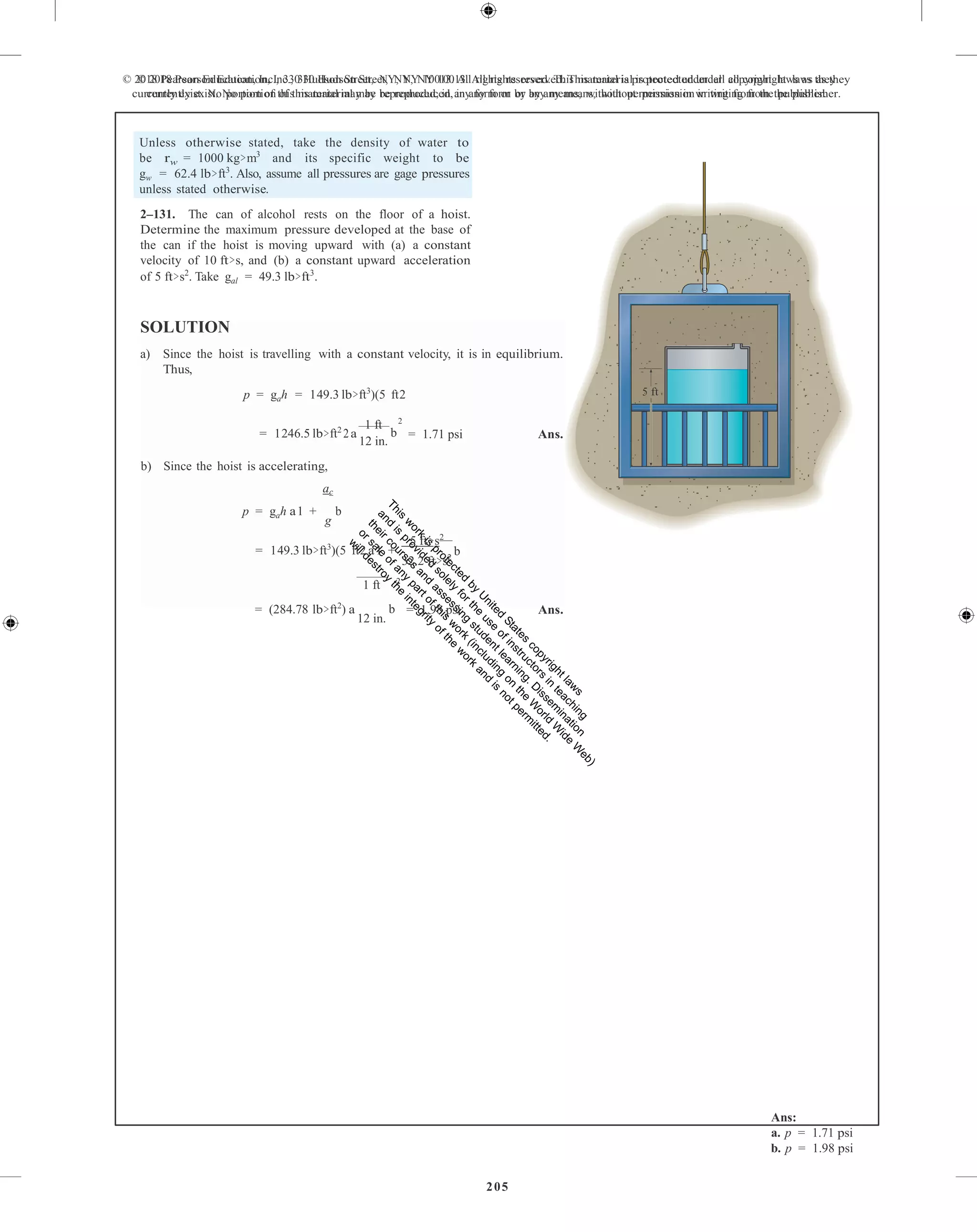 Fluid mechanics 2nd edition hibbeler solutions manual | PDF
