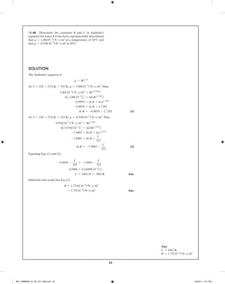 Solutions for Problems in Fluid Mechanics 2nd Edition by Russell ...