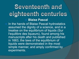 Fluid mechanics applications | PPTX