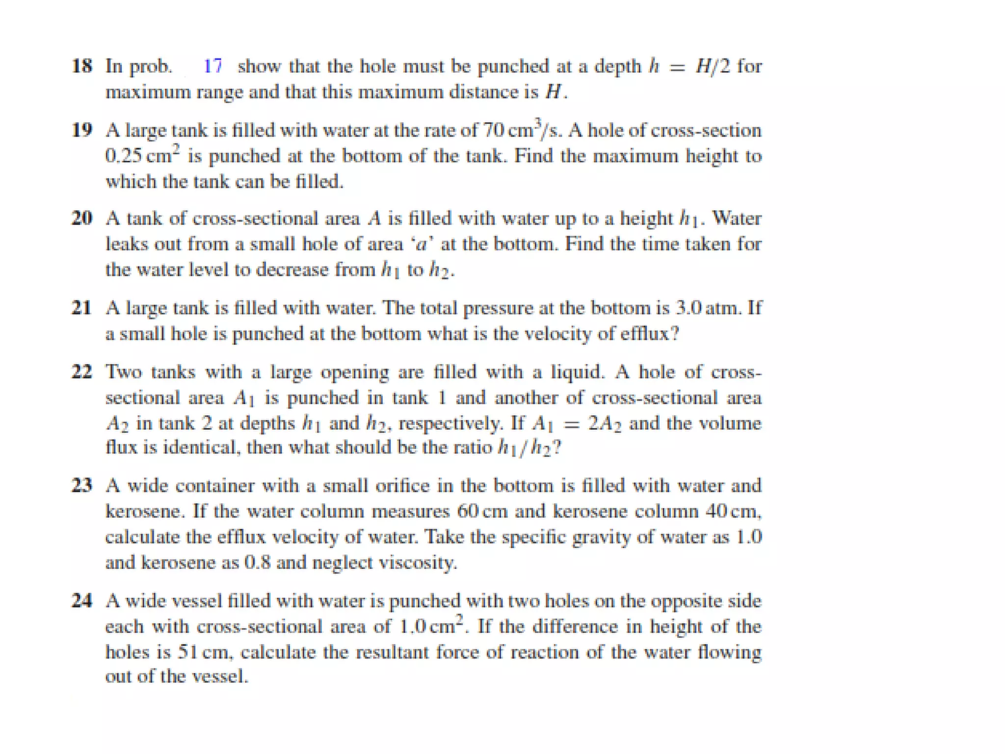 Fluid mechanics assignment 1 | PDF