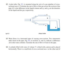 Fluid mechanics assignment 1 | PPT