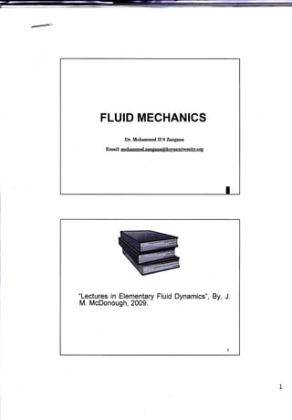 Fluid mechanics chapter one | PDF | Physics | Science