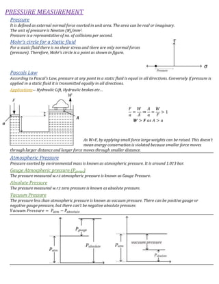 Fluid mechanics notes for gate | PDF