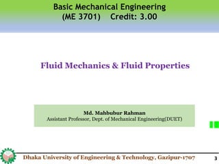 Fluid Mechanics Fluid Properties Me Pdf