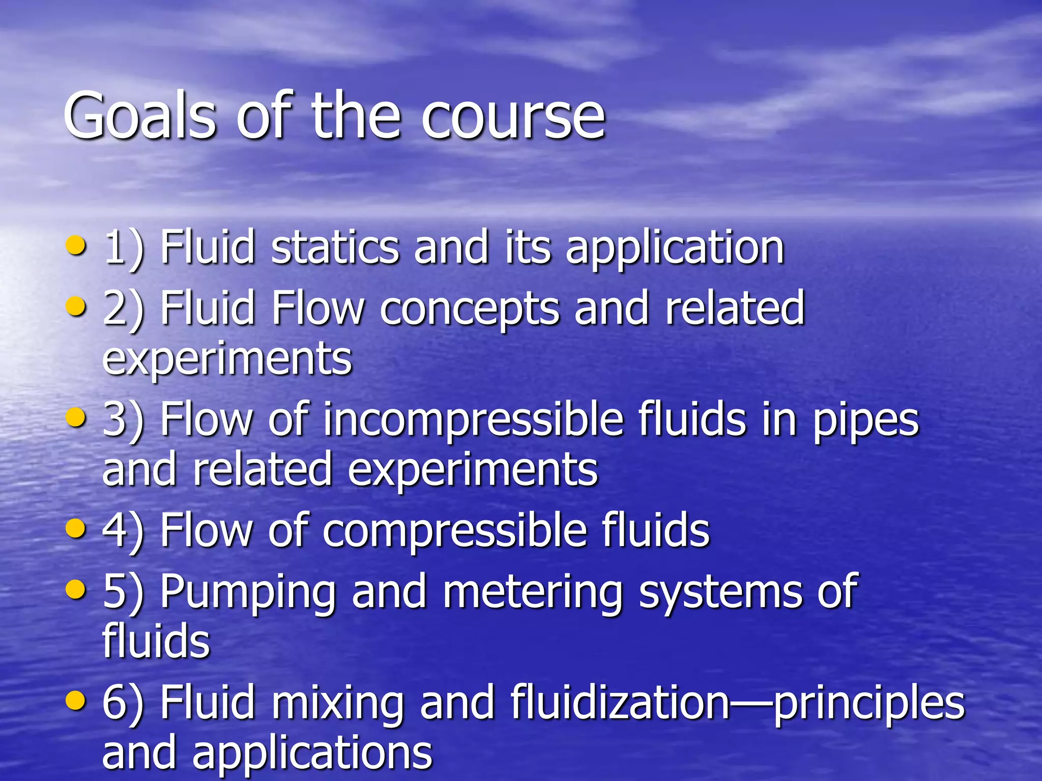 Fluid mechanics for chermical engineering students | PDF