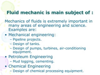 Fluid Mechanic Lectures | PPT