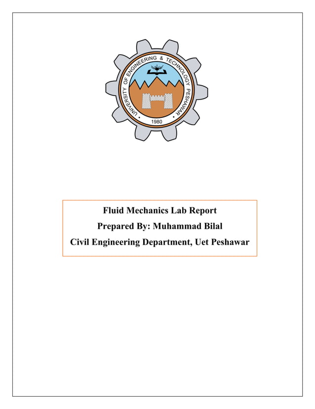 Fluid mechanics Lab Report | PDF