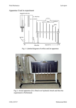 Fluid mechanics Lab Report | PDF