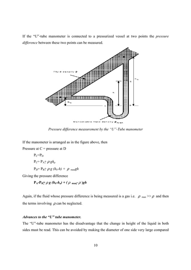 Fluid mechanics notes statics | PDF