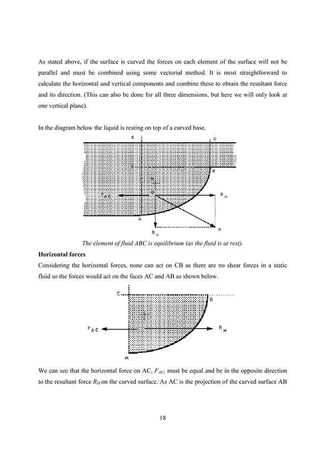 Fluid mechanics notes statics | PDF