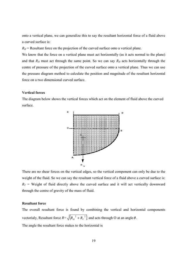 Fluid mechanics notes statics | PDF