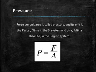 Fluid Mechanics - 1 | PPT