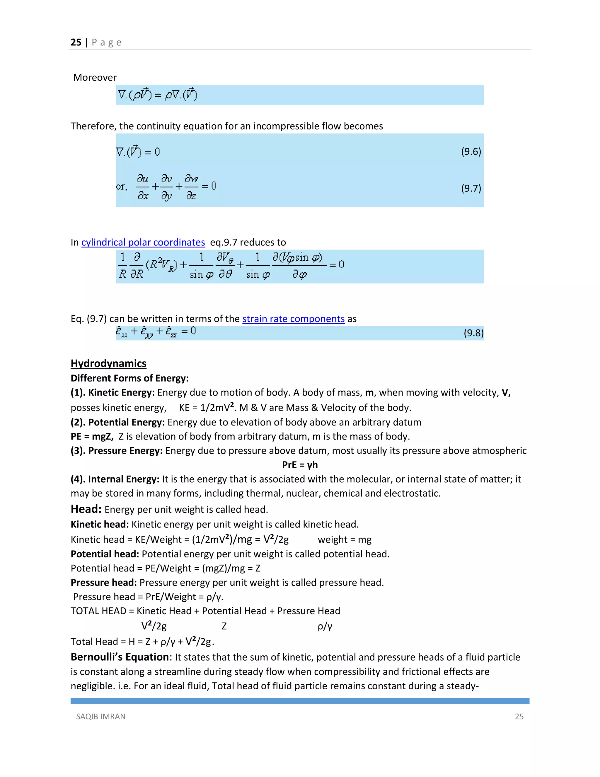 Fluid mechanics pdf | PDF