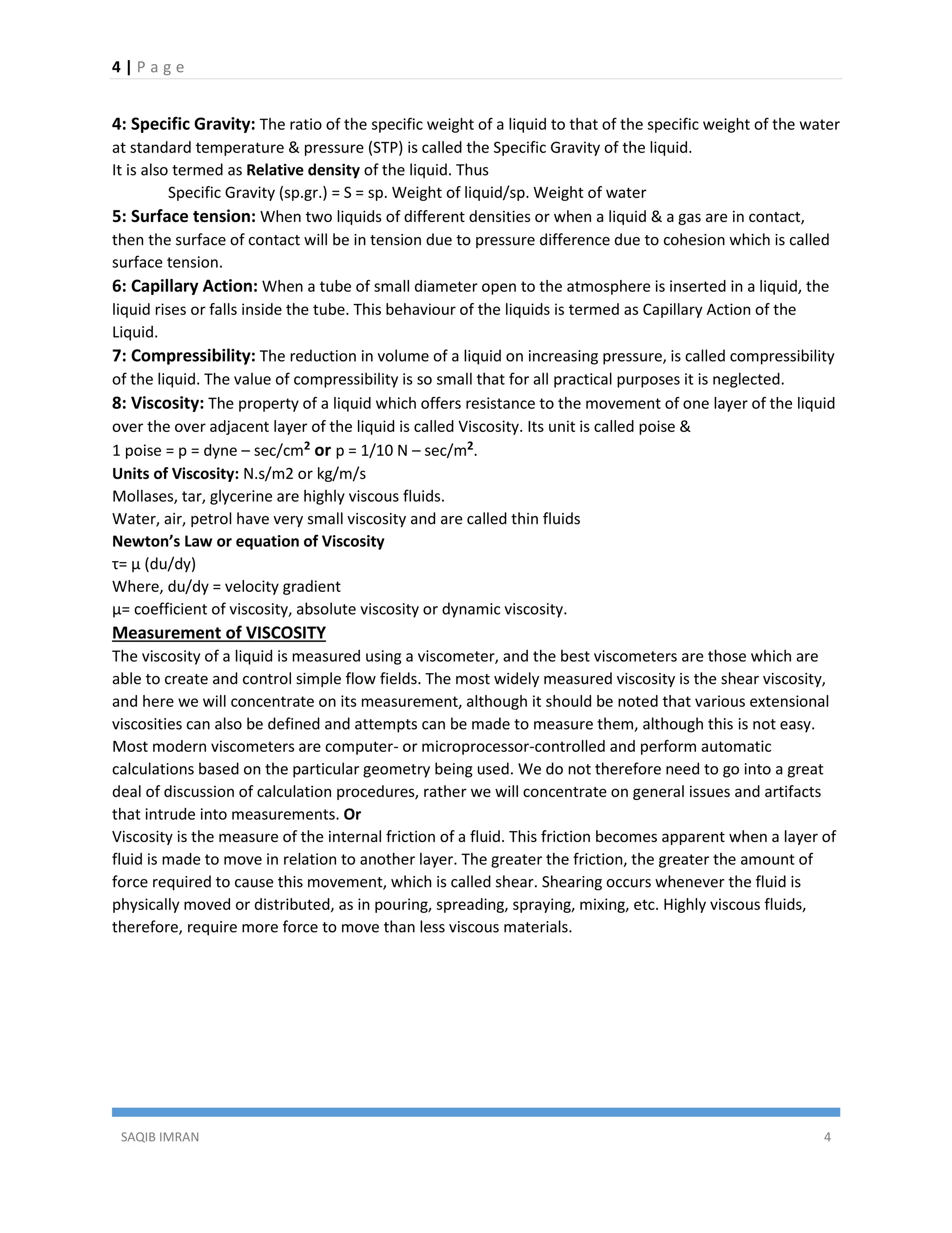 Fluid mechanics pdf | PDF