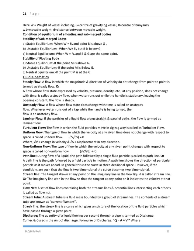 Fluid mechanics pdf | PDF