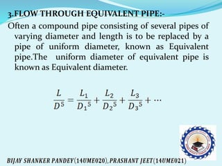 flow through pipe | PPTX