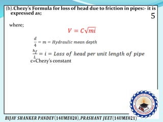 flow through pipe | PPTX