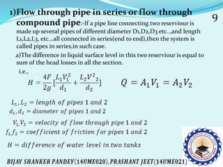 flow through pipe | PPTX