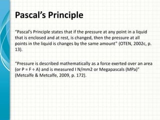 Applications of Fluid Mechanics | PPTX