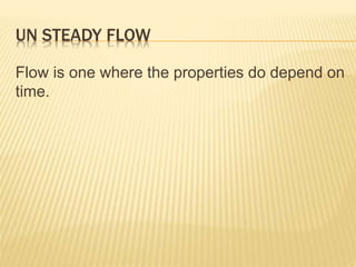 Fluid flow phenomenon, prepared by Makhdoom ibad ullah hashmi | PPTX