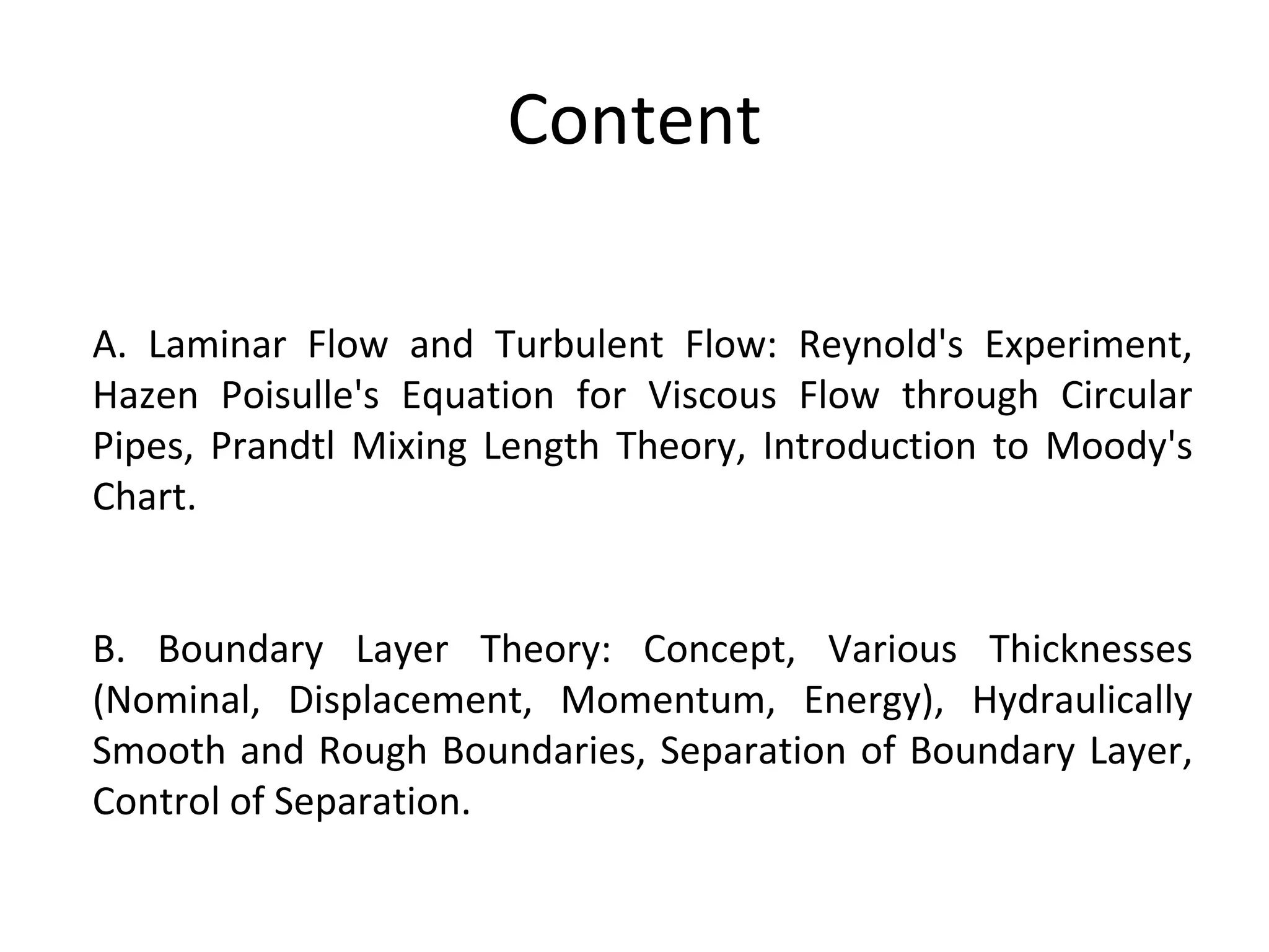 laminar and Turbulent flow | PPTX